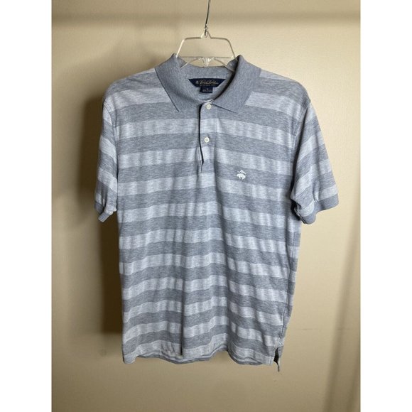 Brooks Brothers | Shirts | Brooks Brothers Polo Shirt Size Medium Gray ...